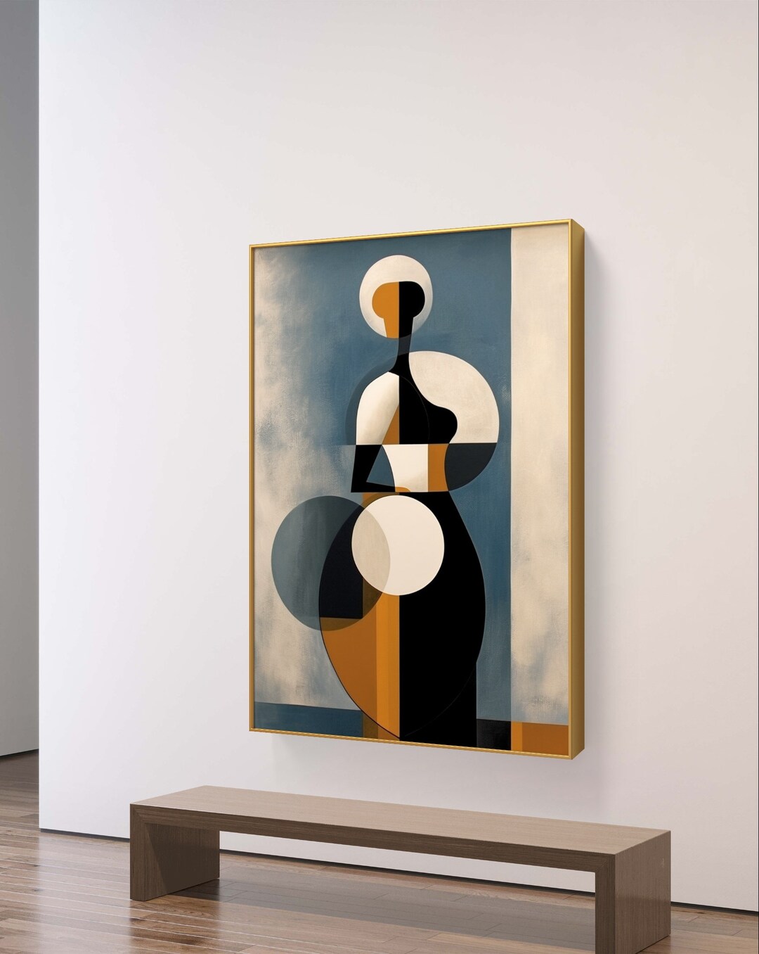 Female Abstract Figure Painting Printable Art, Minimalist Style, Modern ...