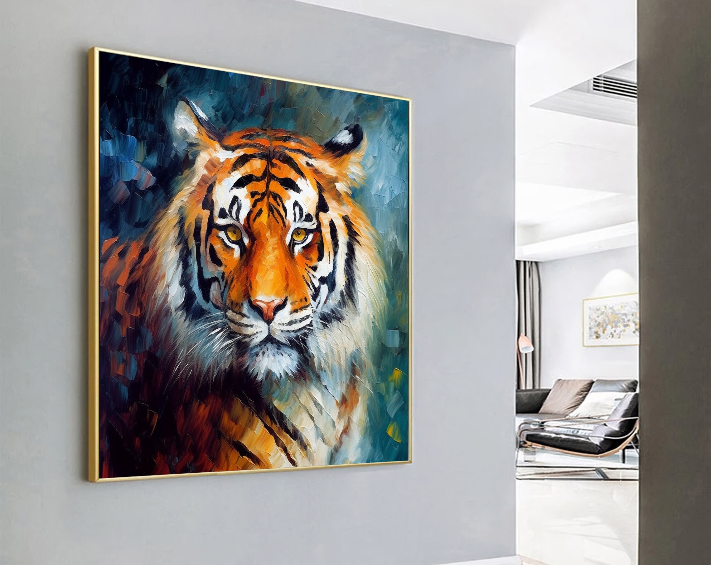 Tiger Digital Poster Printable Animal Wall Art Digital Download ...
