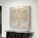 Gold Tree of Life Wall Art - Abstract Digital Download for Modern Decor ...