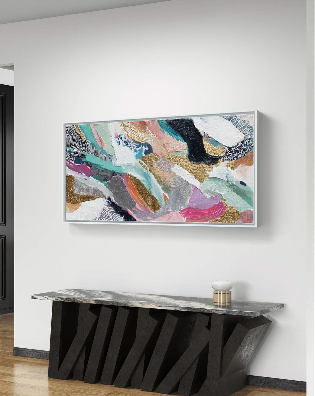 Color Splash Abstract Painting – Digital Wall Art - Etsy