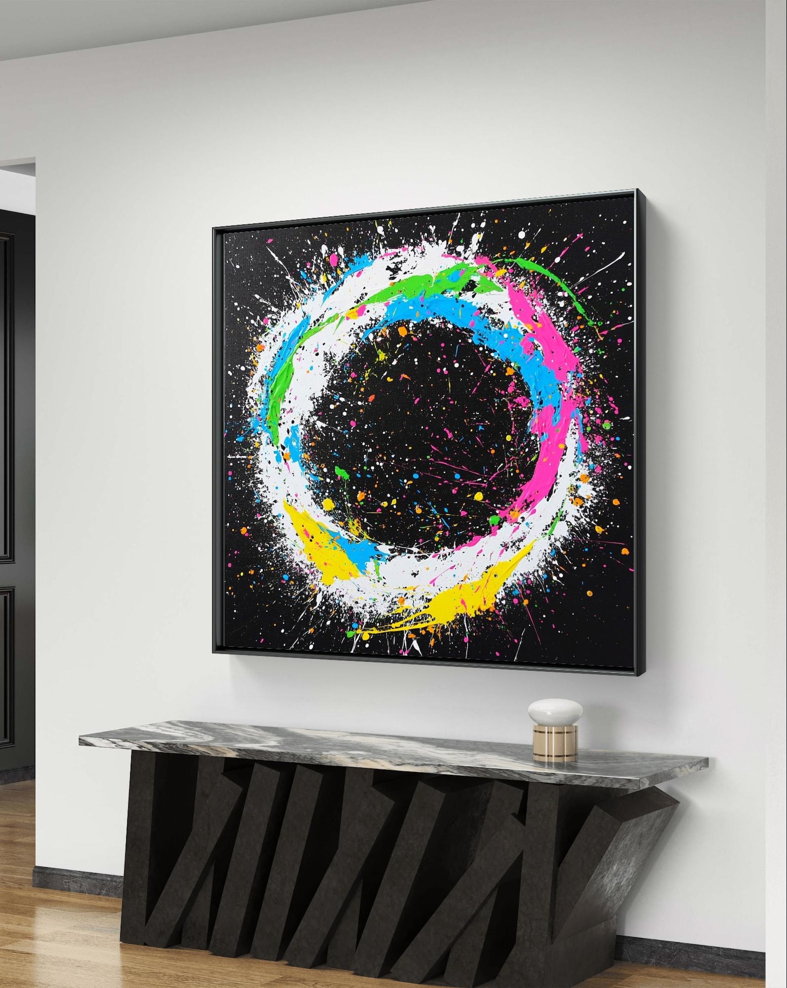 Colorful Abstract Circle Art - Digital Download for Modern Wall Decor ...