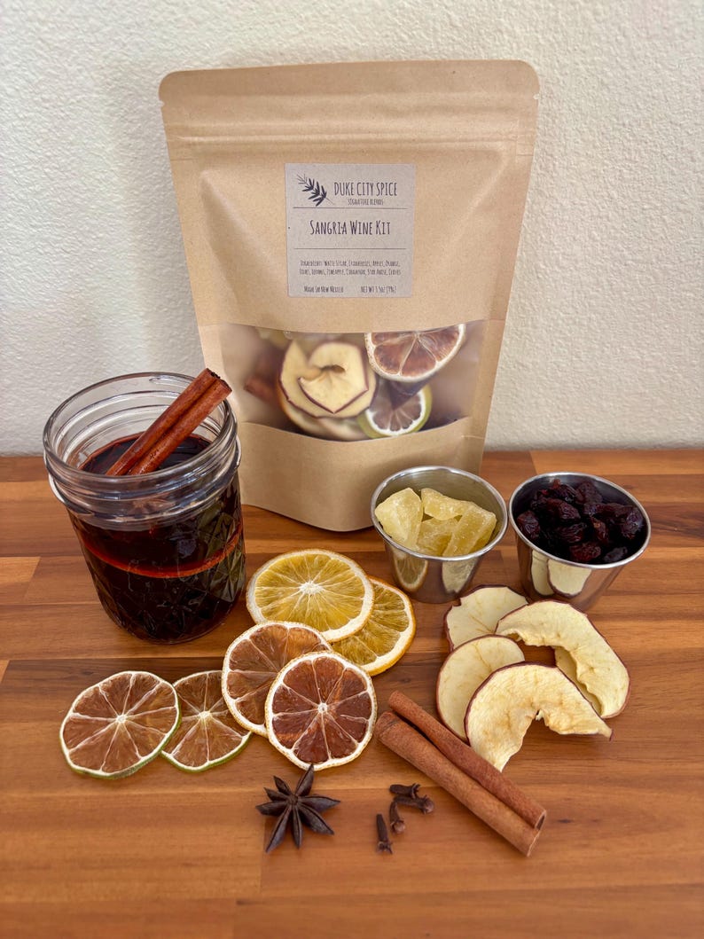 Sangria Wine Kit (for 750ml Bottle of Wine), Mixology, Handmade - Etsy
