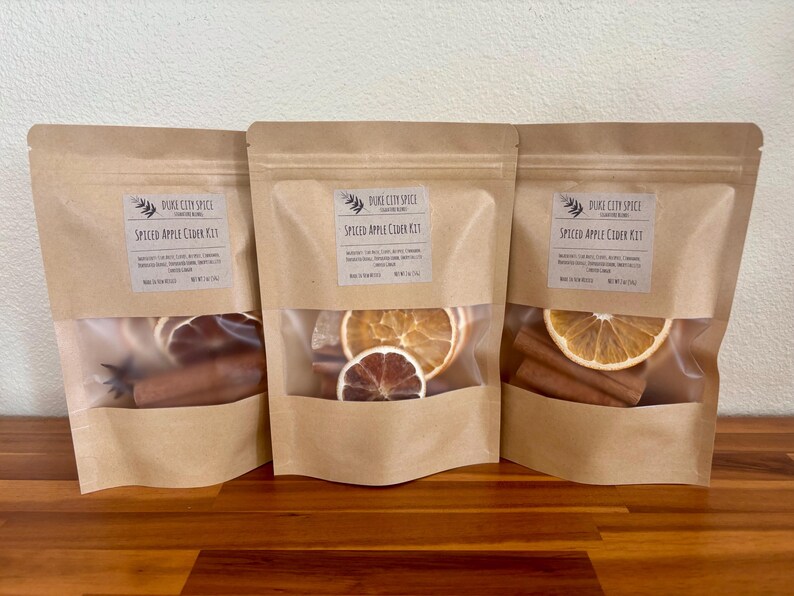 Spiced Apple Cider Kit, Hand-crafted Spices - Etsy