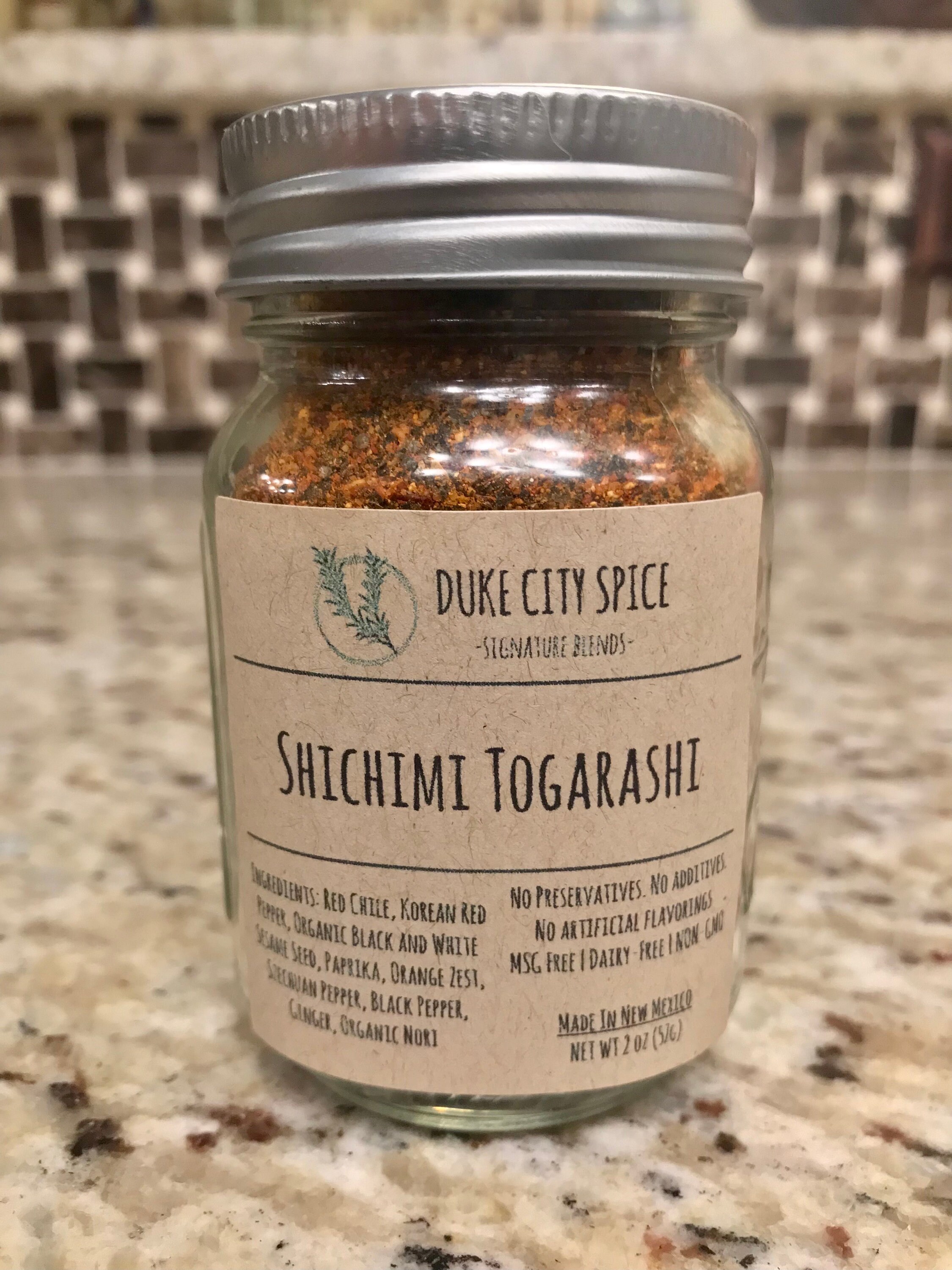Shichimi Togarashi, Spicy and Zesty, Japanese Seasoning, Handcrafted ...
