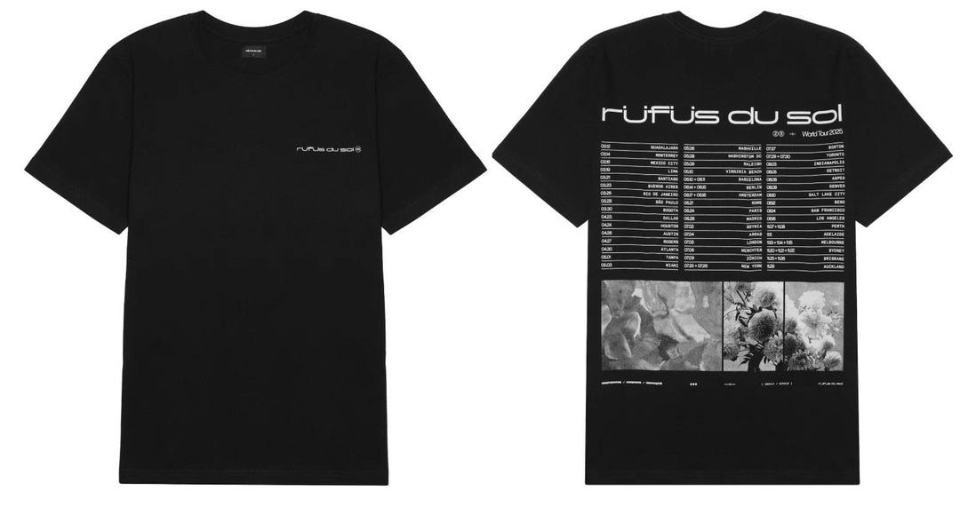 Rufus Du Sol Inhale Exhale Tour Merch 2025 Concert Two Sides T-shirt - Etsy