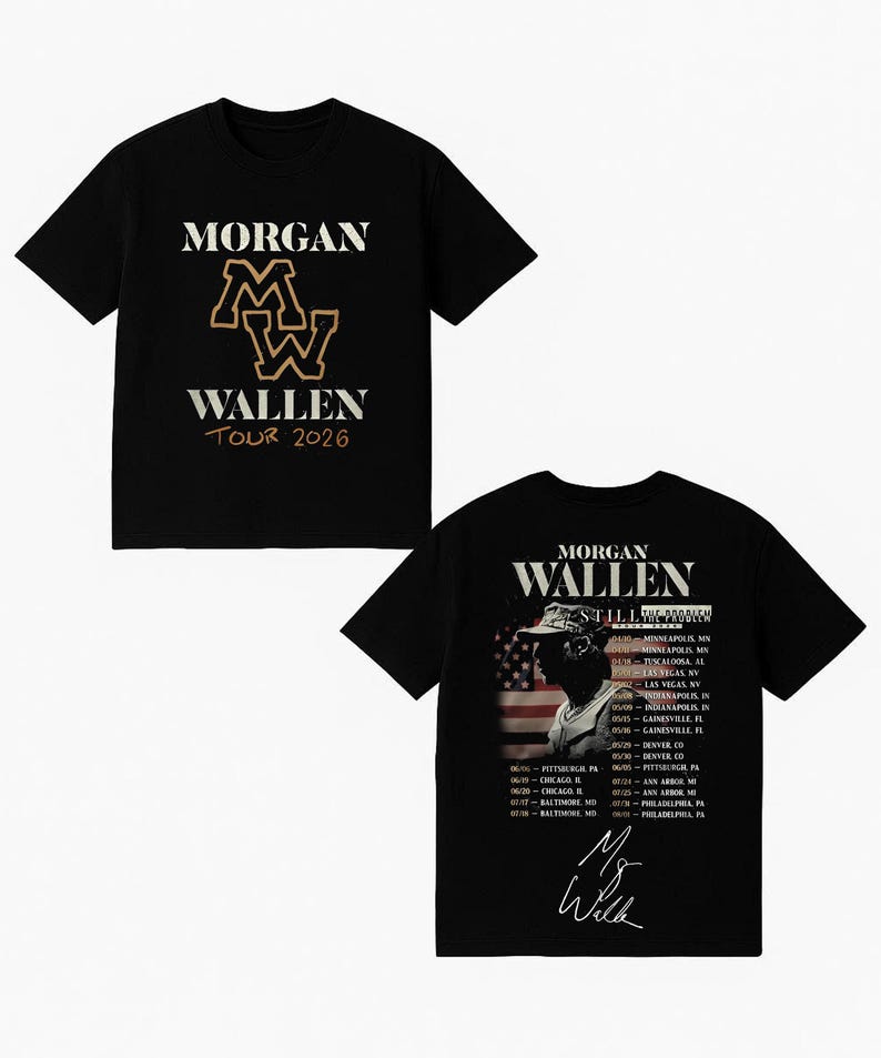 Wallen Still the Problem Tour 2026 Front and Back T-shirt - Etsy Canada