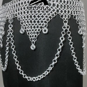 Chainmail Belt Mini Skirt Swim Skirt Ornamental Belt Chainmail Belly ...