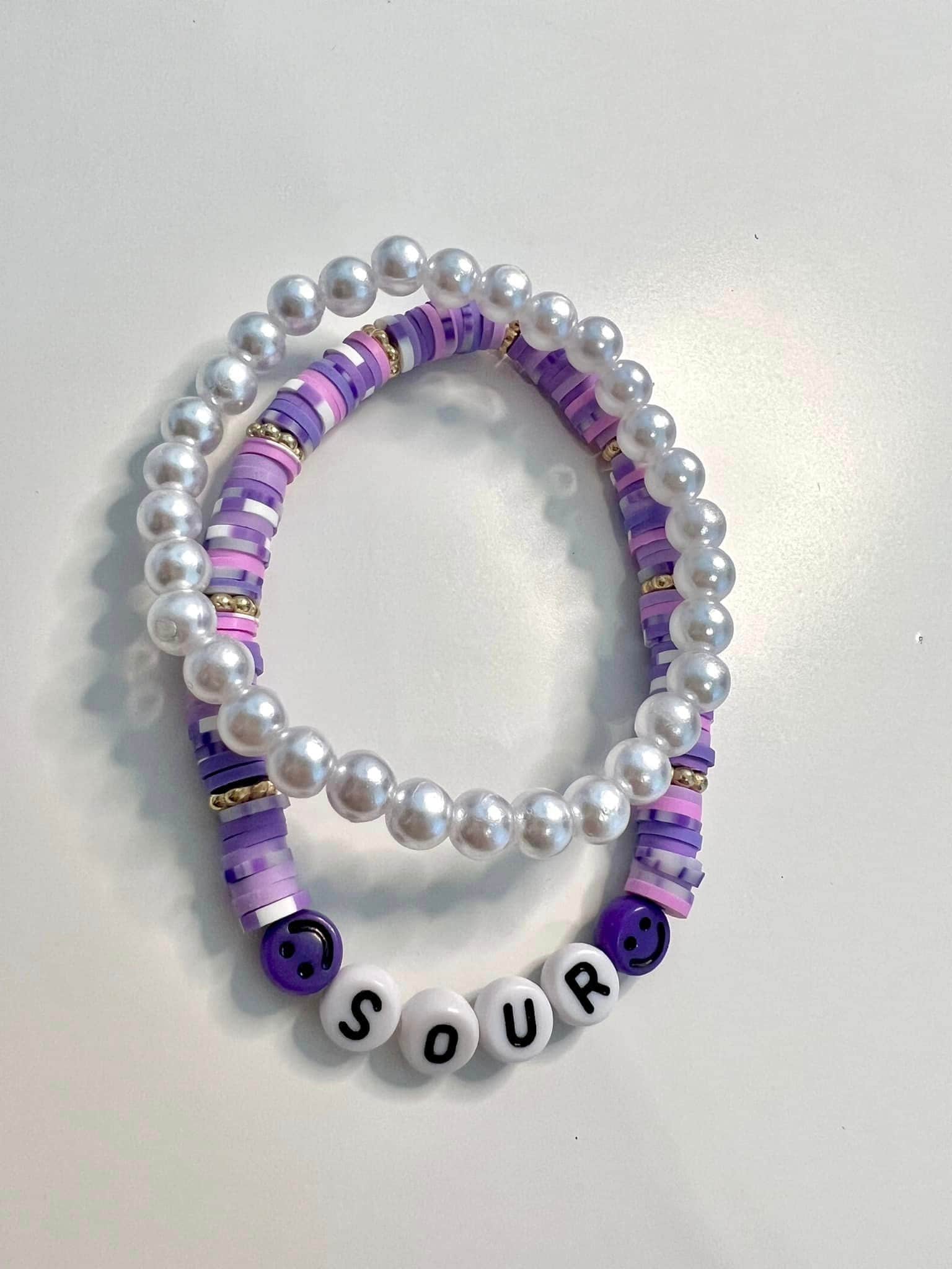 Olivia Rodrigo Sour Clay Beaded Bracelet Etsy