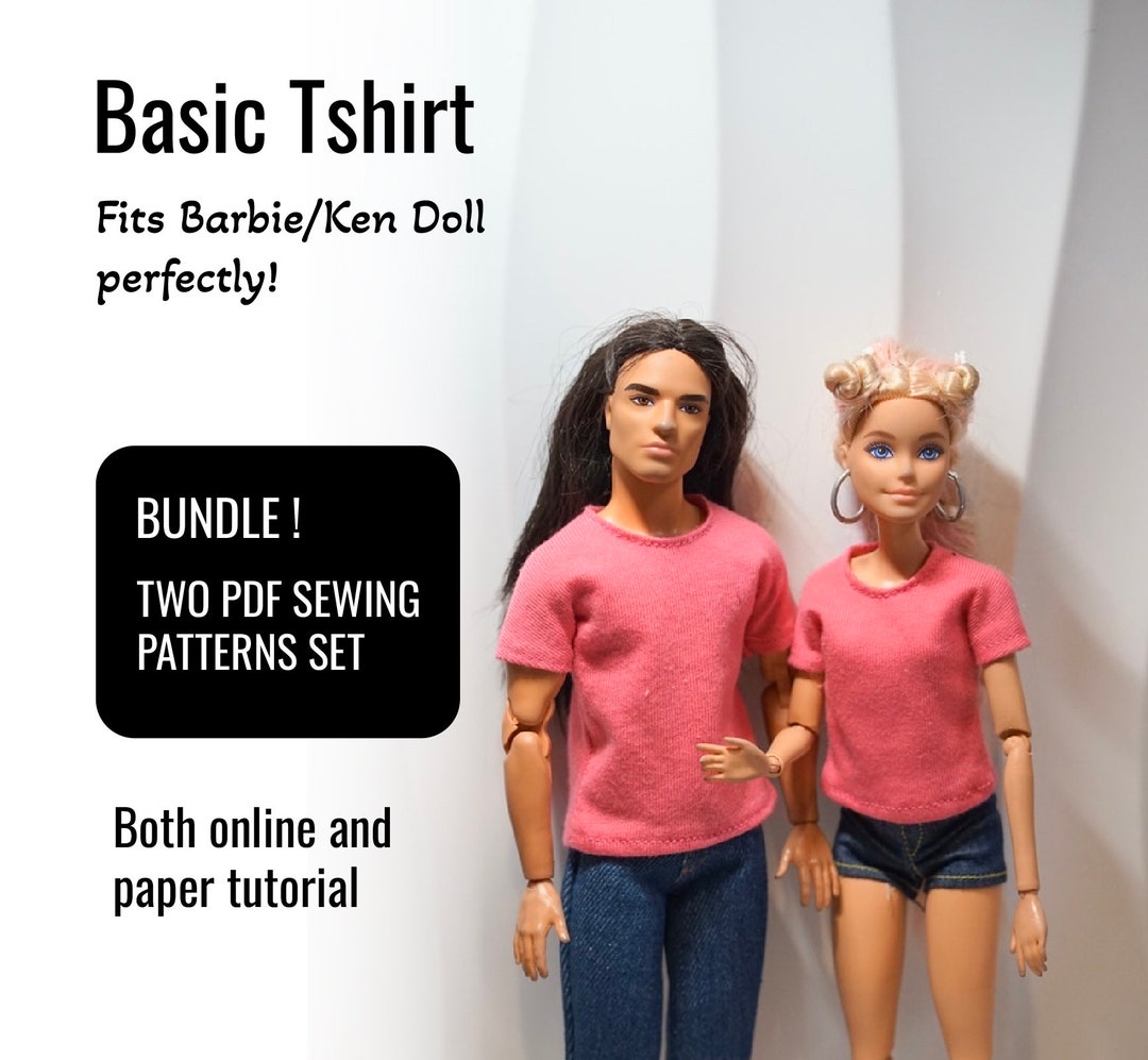 Basic/simple T-shirt PDF Sewing Pattern for Both Female and Male ...