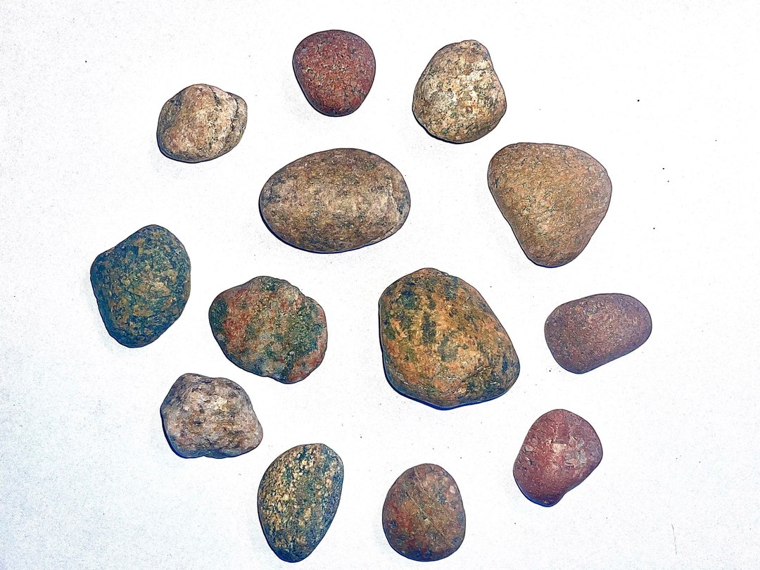Raw Rhodonite Healing Stones Sourced From Lake Michigan by Hand - Etsy