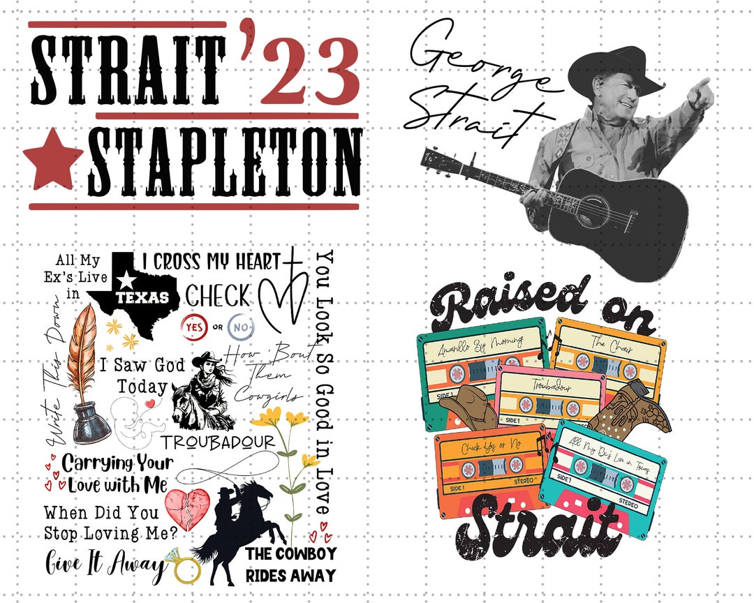George Strait PNG George Strait SVG Original Design George - Etsy