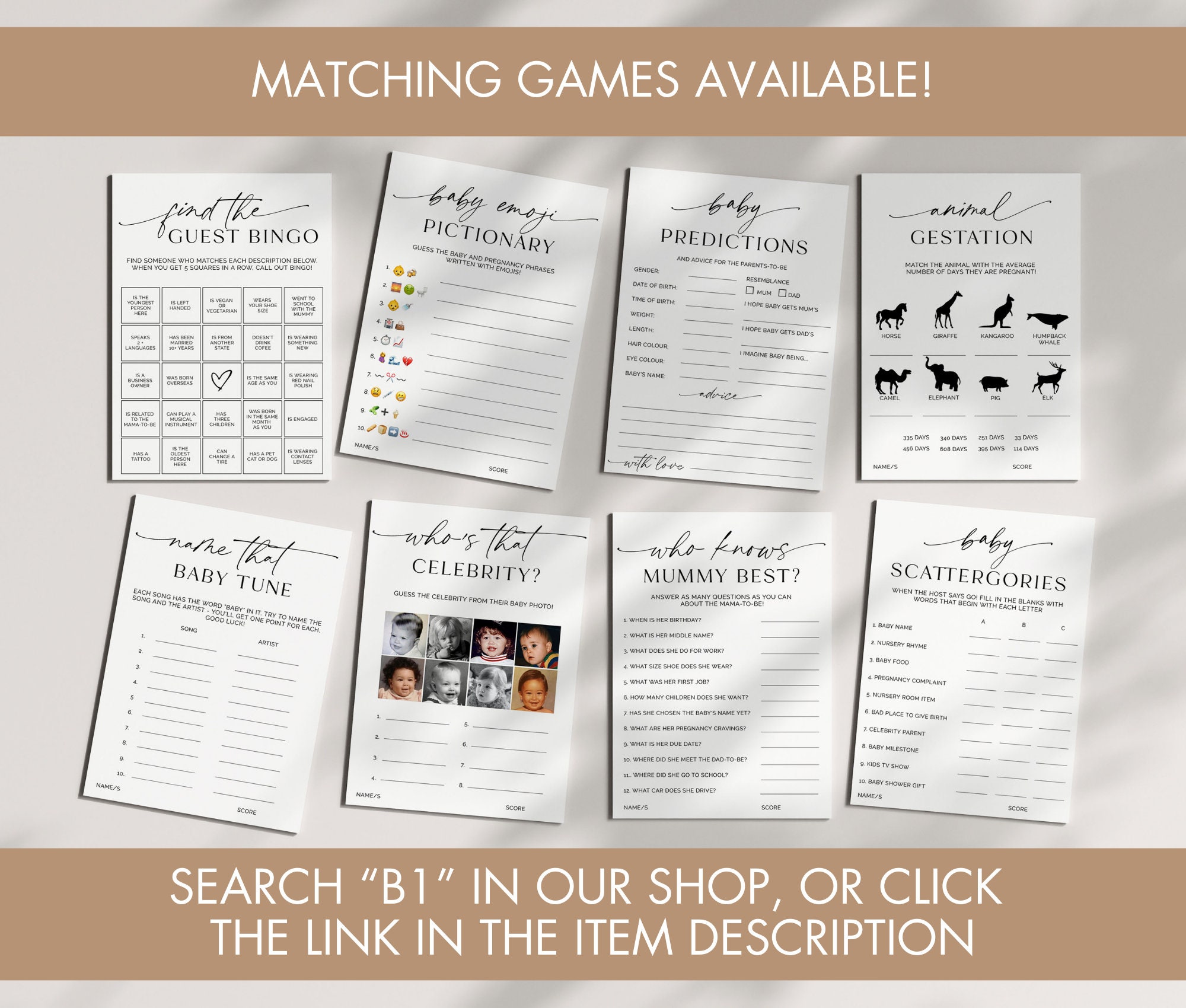 Children's Book Emoji Pictionary Game, Baby Shower Emoji Game, Emoji ...