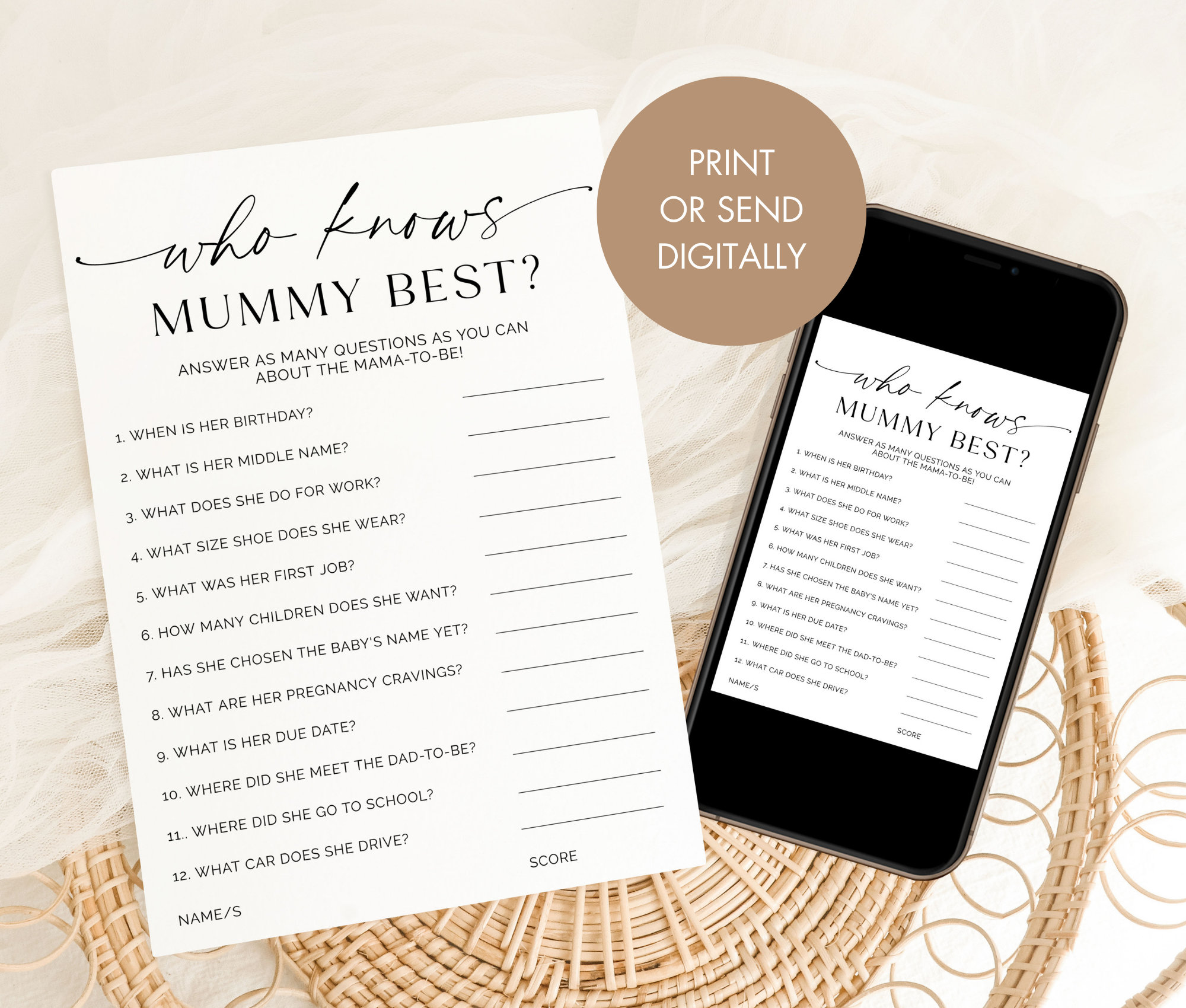 Who Knows Mommy Best, How Well Do You Know Mommy, Who Knows Mummy Best ...