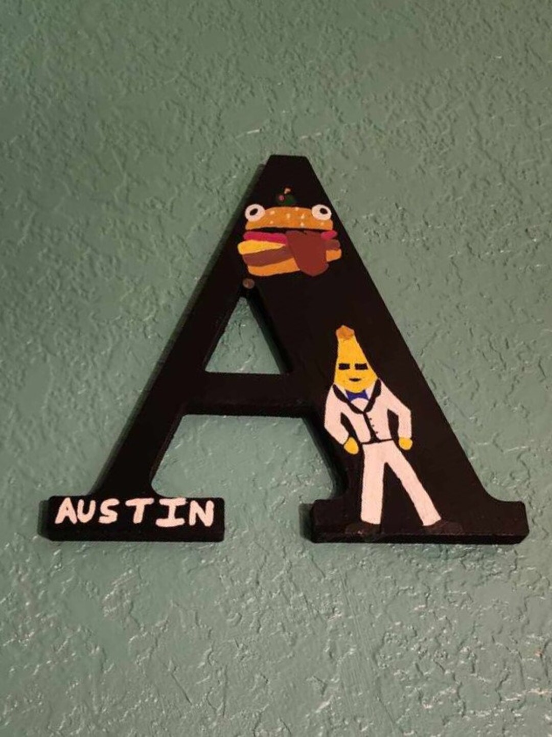 Custom Painted Letter Wall Art - Etsy