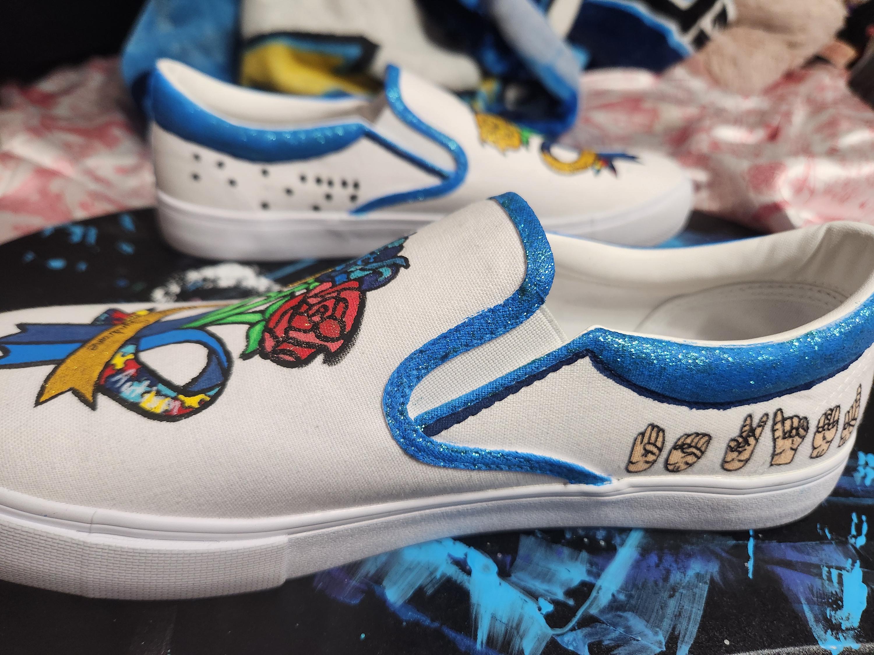 Custom Hand Painted Shoes - Etsy