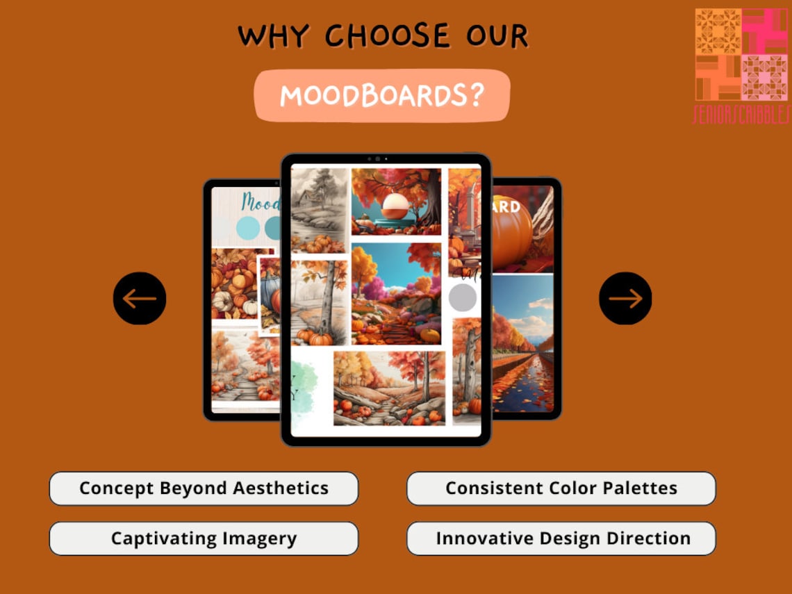 Customizable Fall Mood Board Templates Canva Autumn Moodboard Design ...