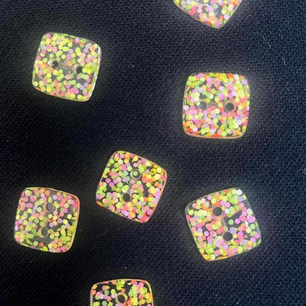 Square Buttons - Etsy