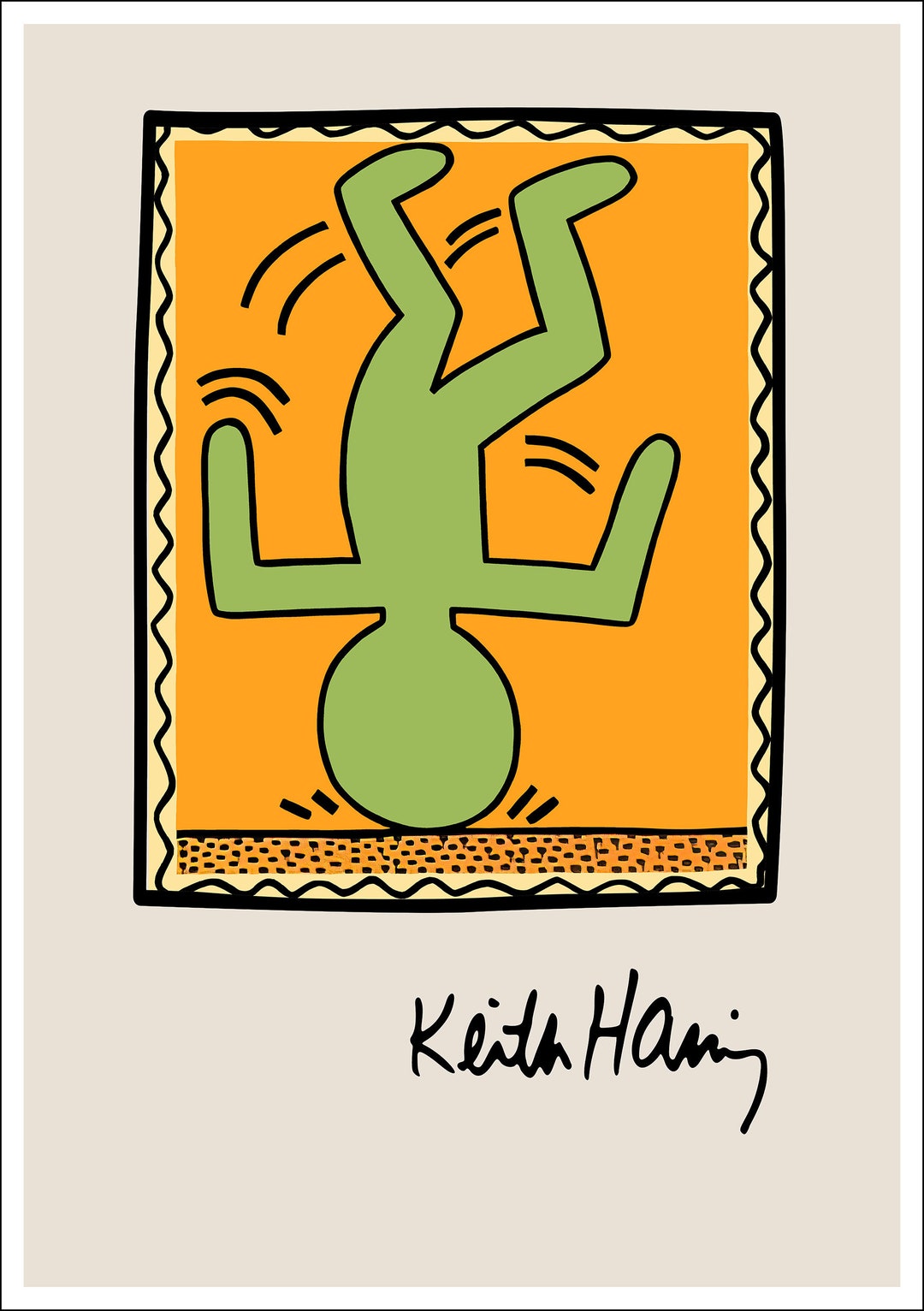 HEADSTAND Keith Haring Poster Digital Download Poster - Etsy