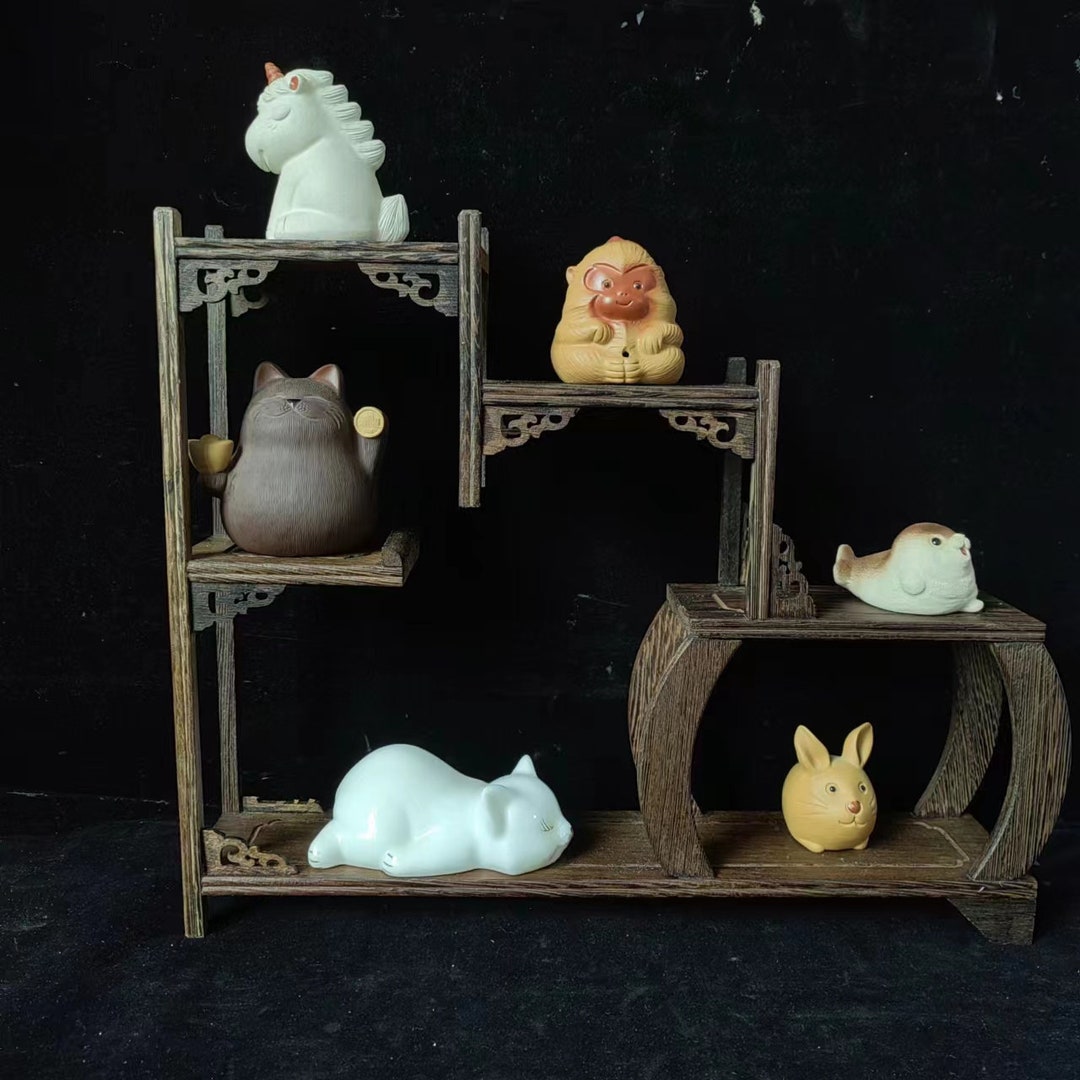 Vintage Style Wooden Assemble Display Stand,shot Glasses Display Case ...