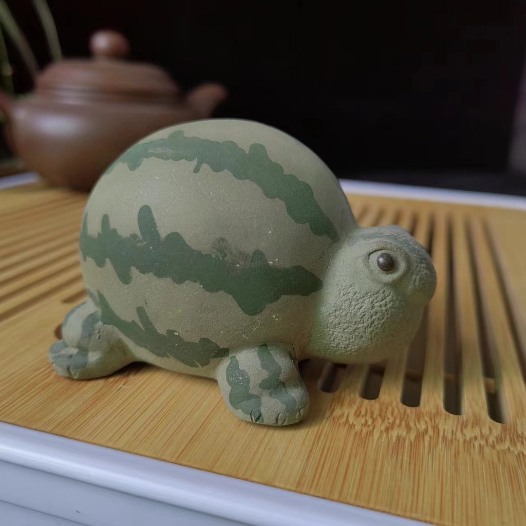 Tea Pet Rainforest Frog Zisha Yixing Carved Frog Figure Tea Play Coffee ...