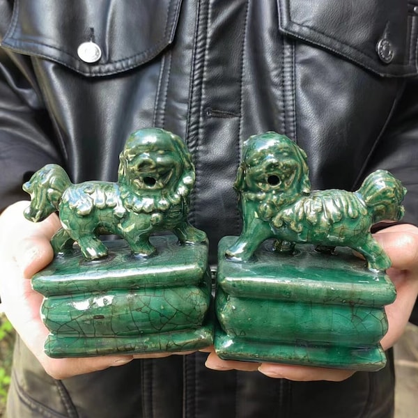 Turquoise Foo Dogs - Etsy