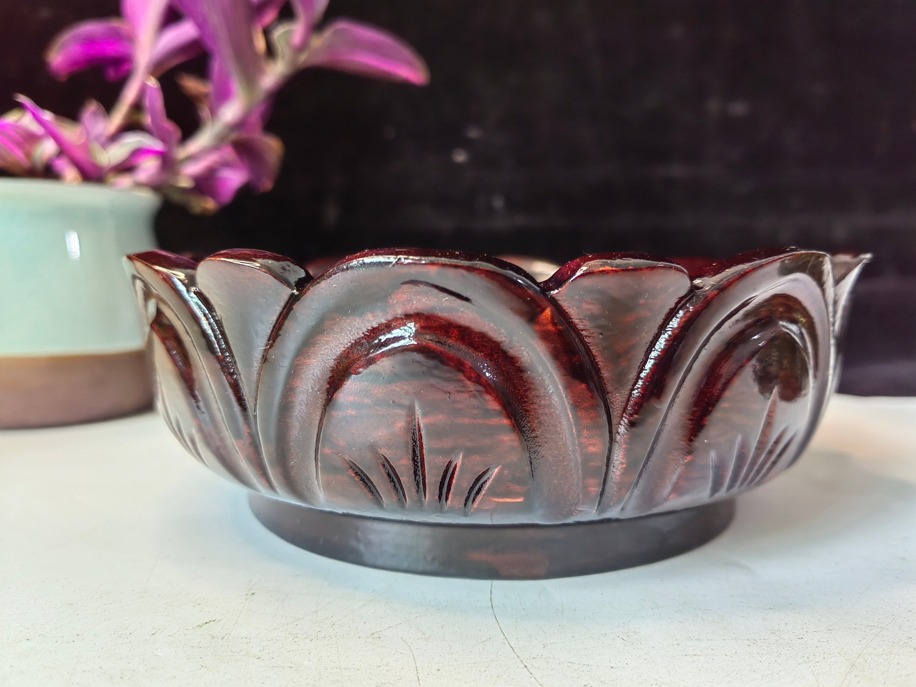 Lotus Base Solid Wood Display Stand Teak Hardwood Plinth Base - Etsy