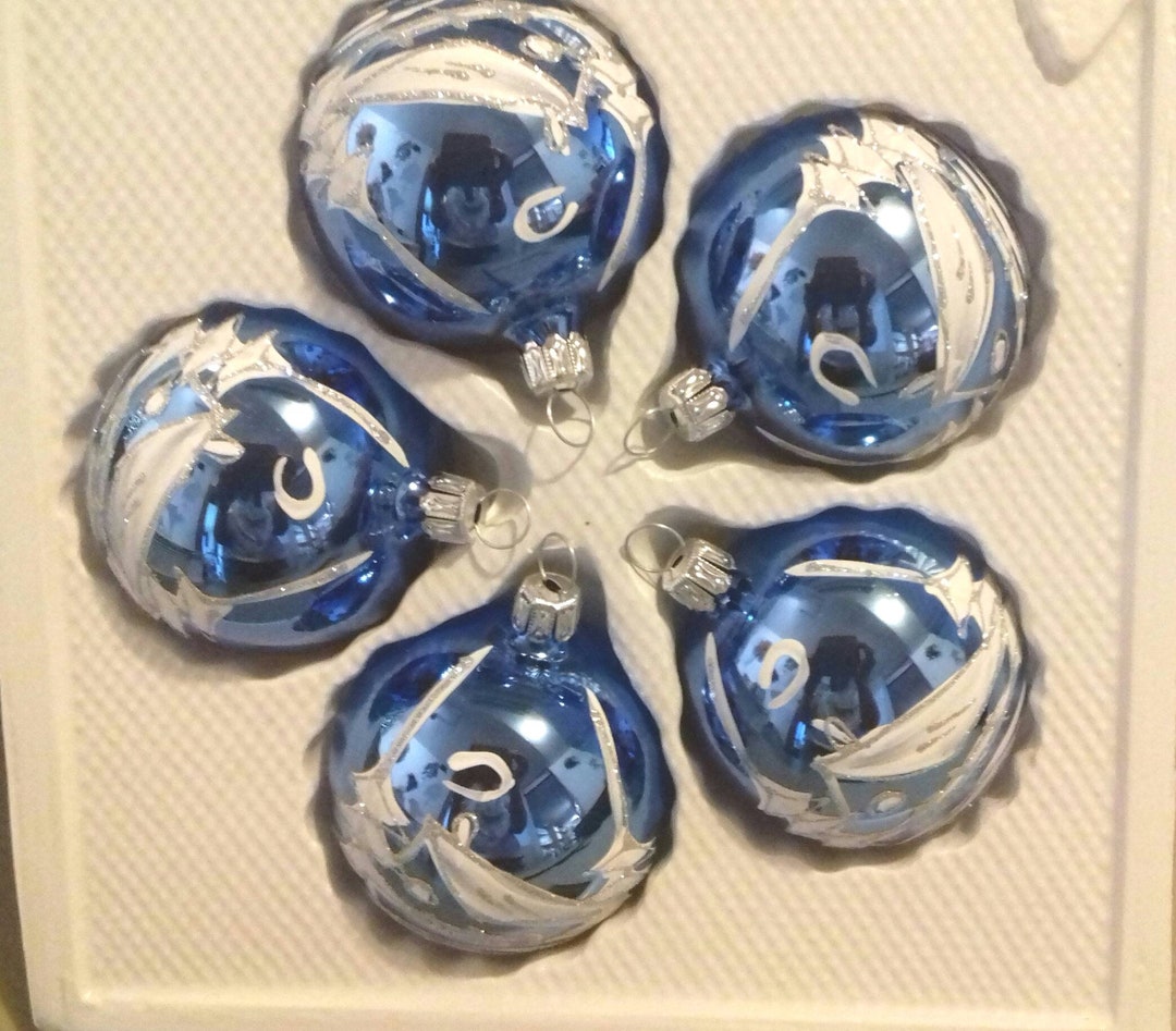 Royal Blue Series" 6 Cm Ball Set of 5 - Etsy UK