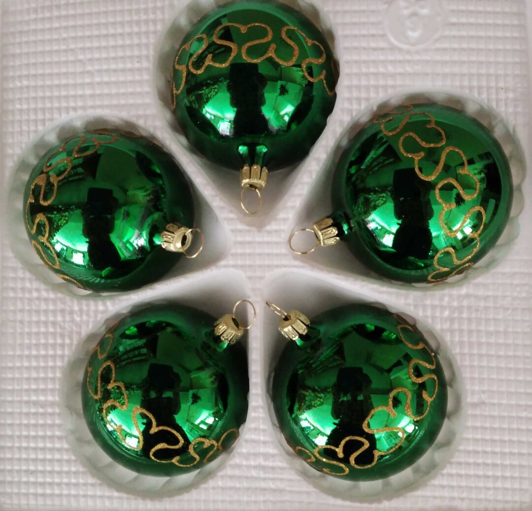 Nordic Green - 6 Cm Ball / Set of 5 - Etsy
