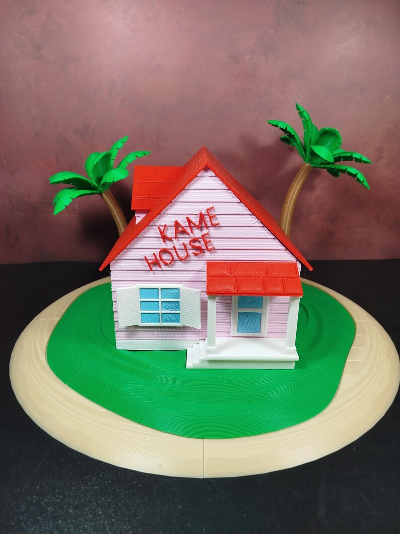Large Diorama Island Kame House Muten Roshi Goku Dragon Ball 3D Print ...