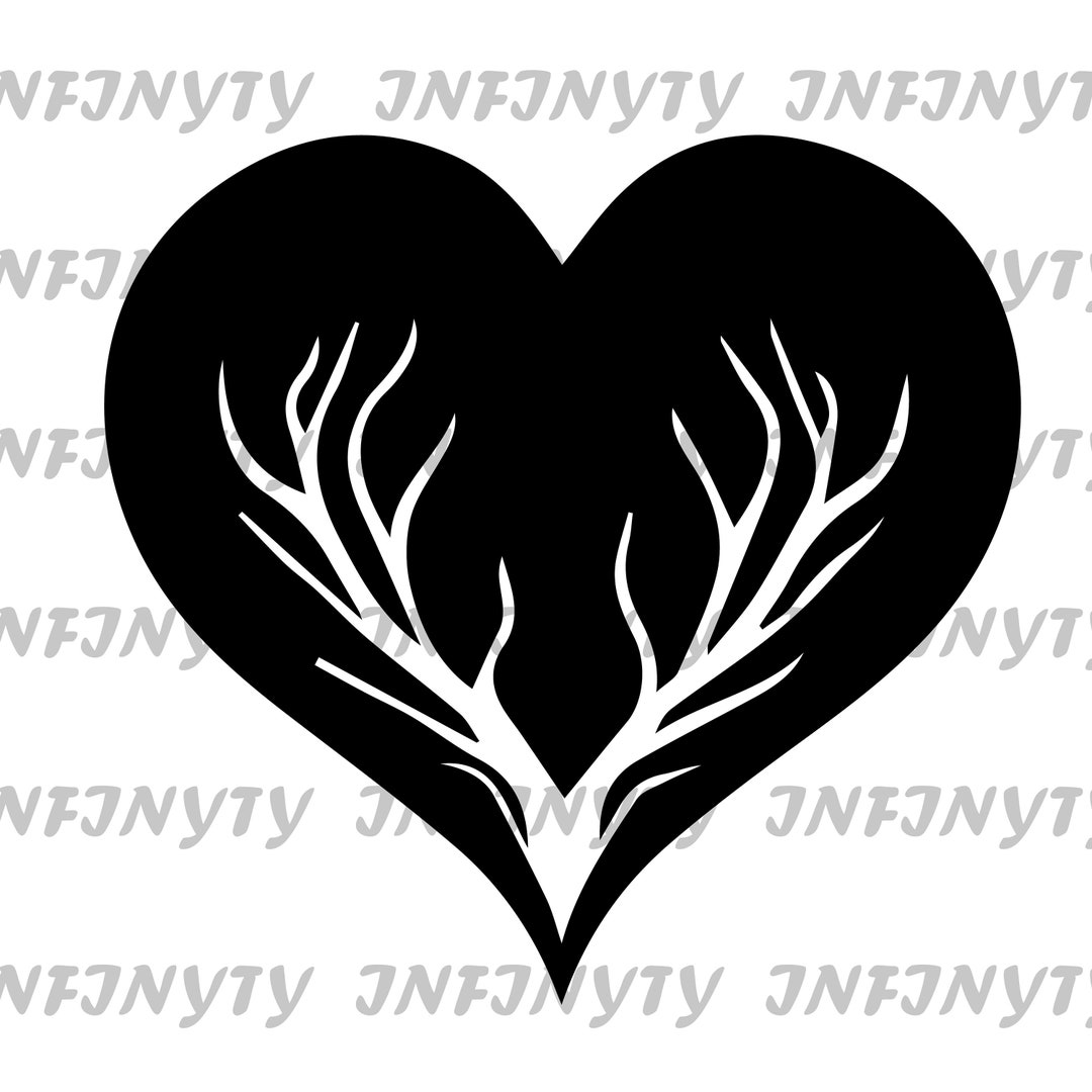 Logo Love Heart Laser Engraving Digital Printing Digital Download SVG ...