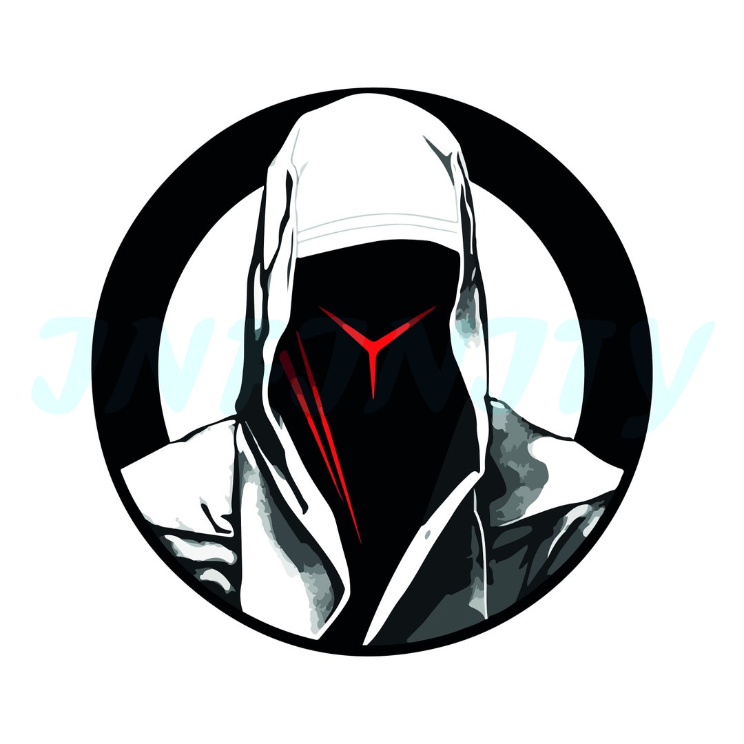 Assassin Logo Clip Art Color Image for Laser Engraving or Digital ...