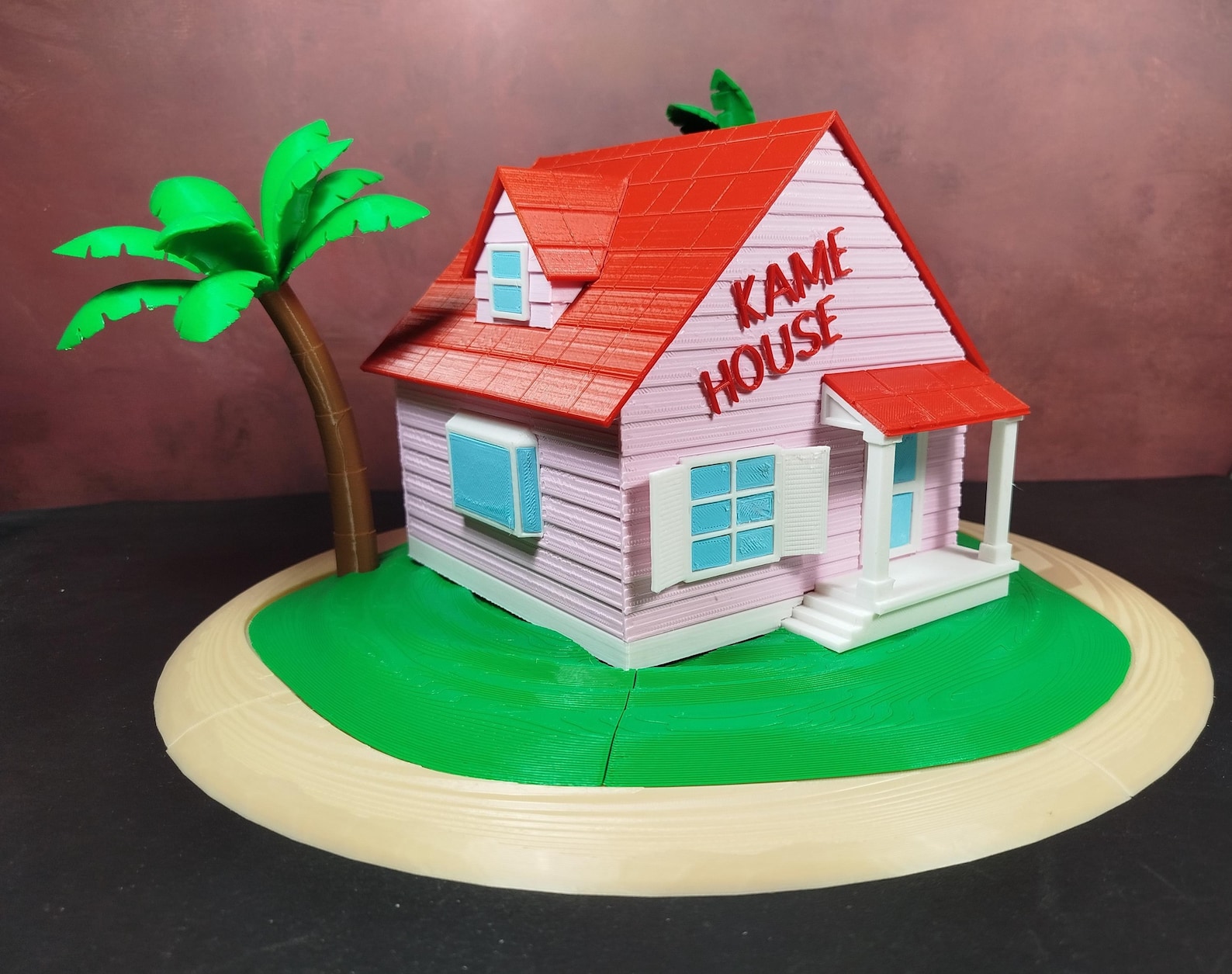 Large Diorama Island Kame House Muten Roshi Goku Dragon Ball 3D Print ...