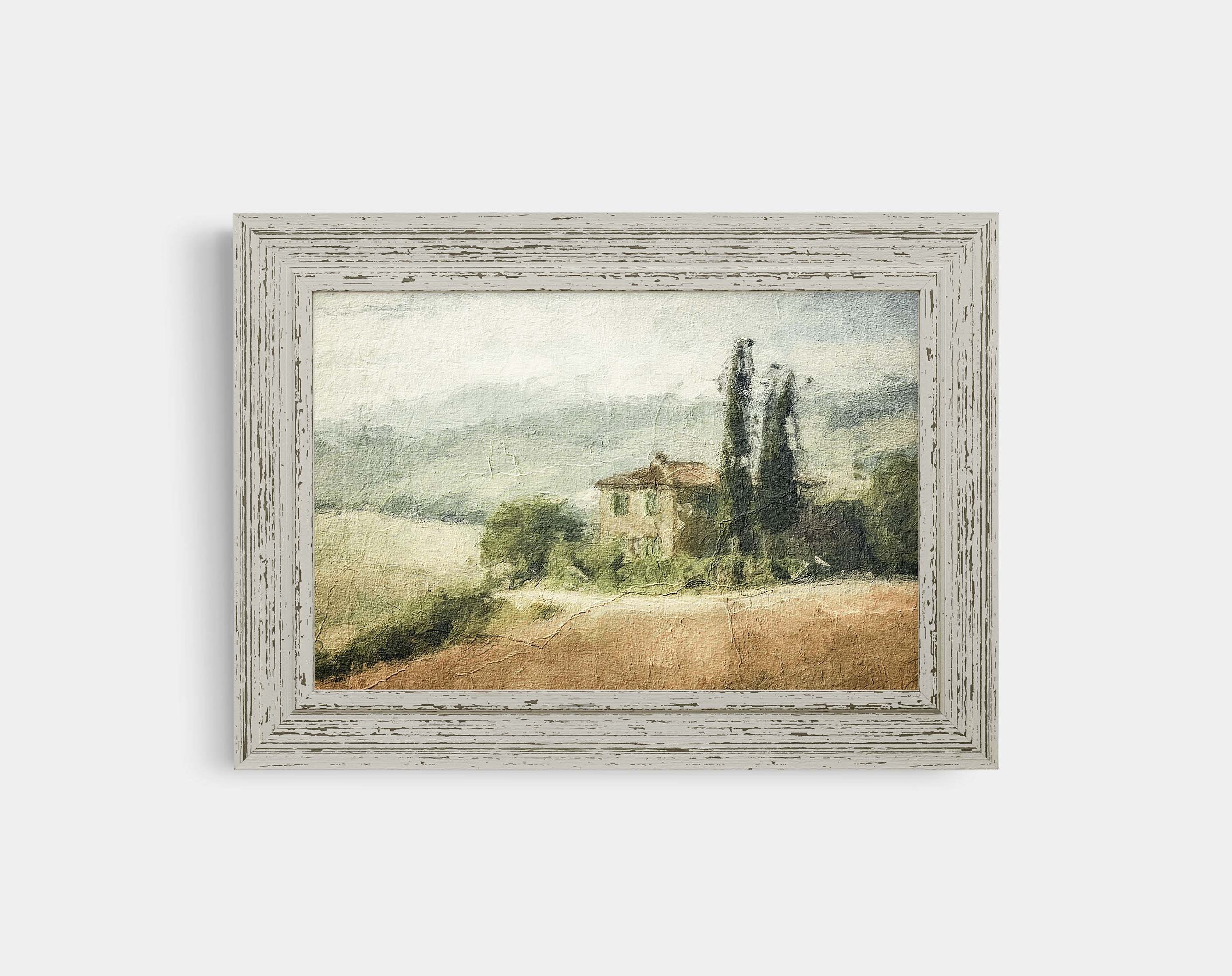 Italian Countryside Painting Printable Wall Art Vintage - Etsy