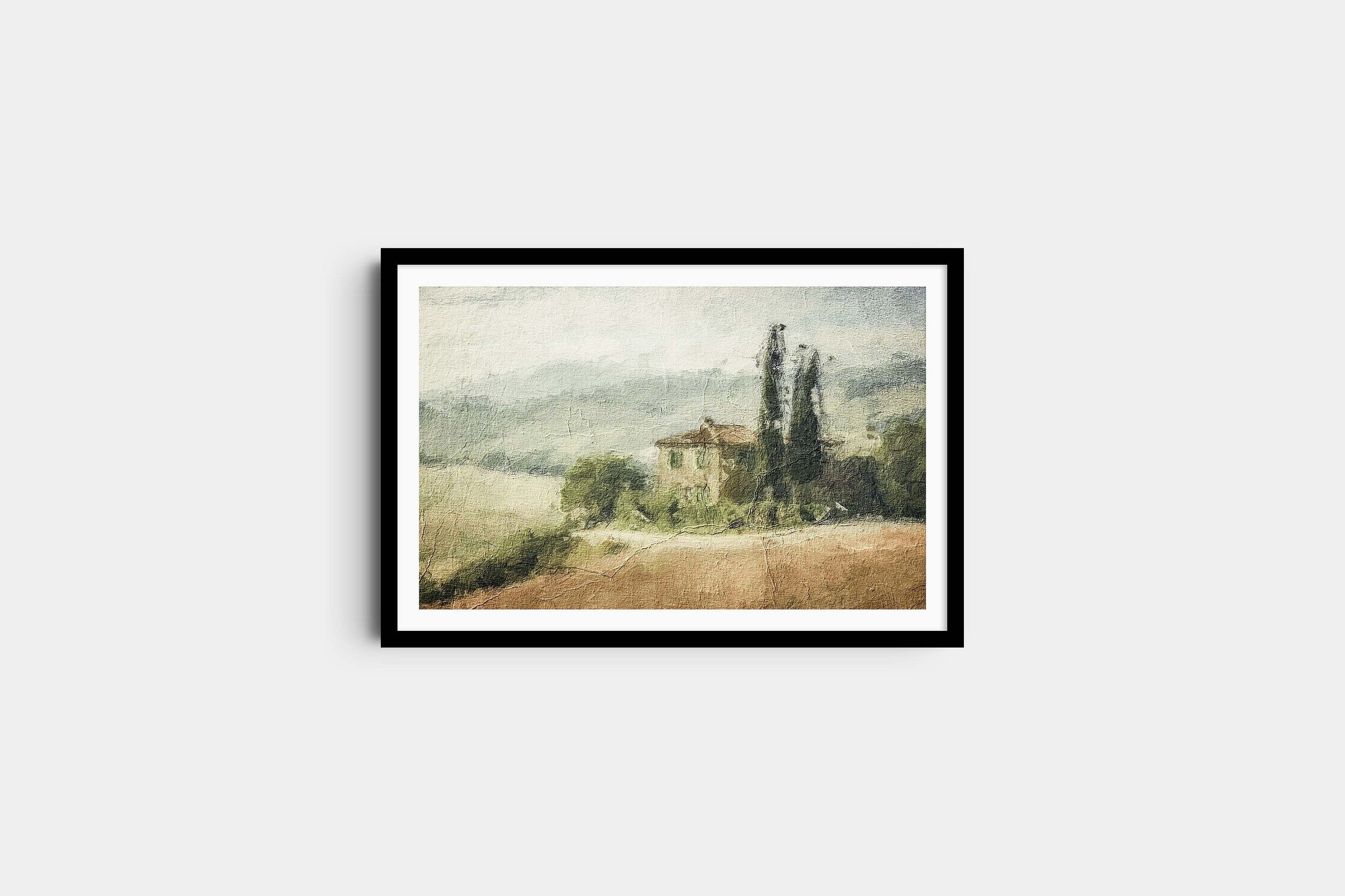 Italian Countryside Painting Printable Wall Art Vintage - Etsy