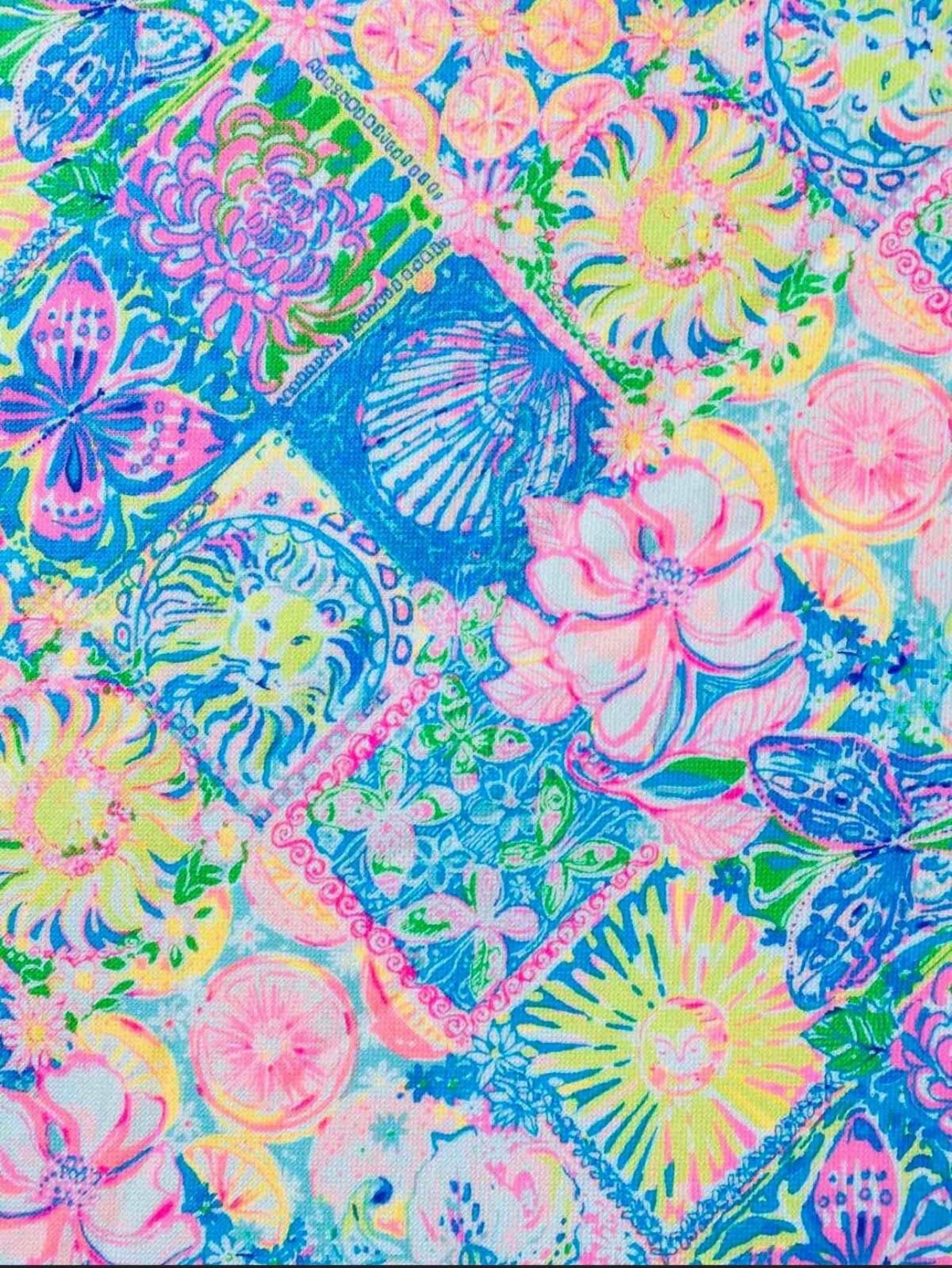 Fabric “ Summer Pat’s ” LP # 103 - Cotton Texture Knit - Etsy