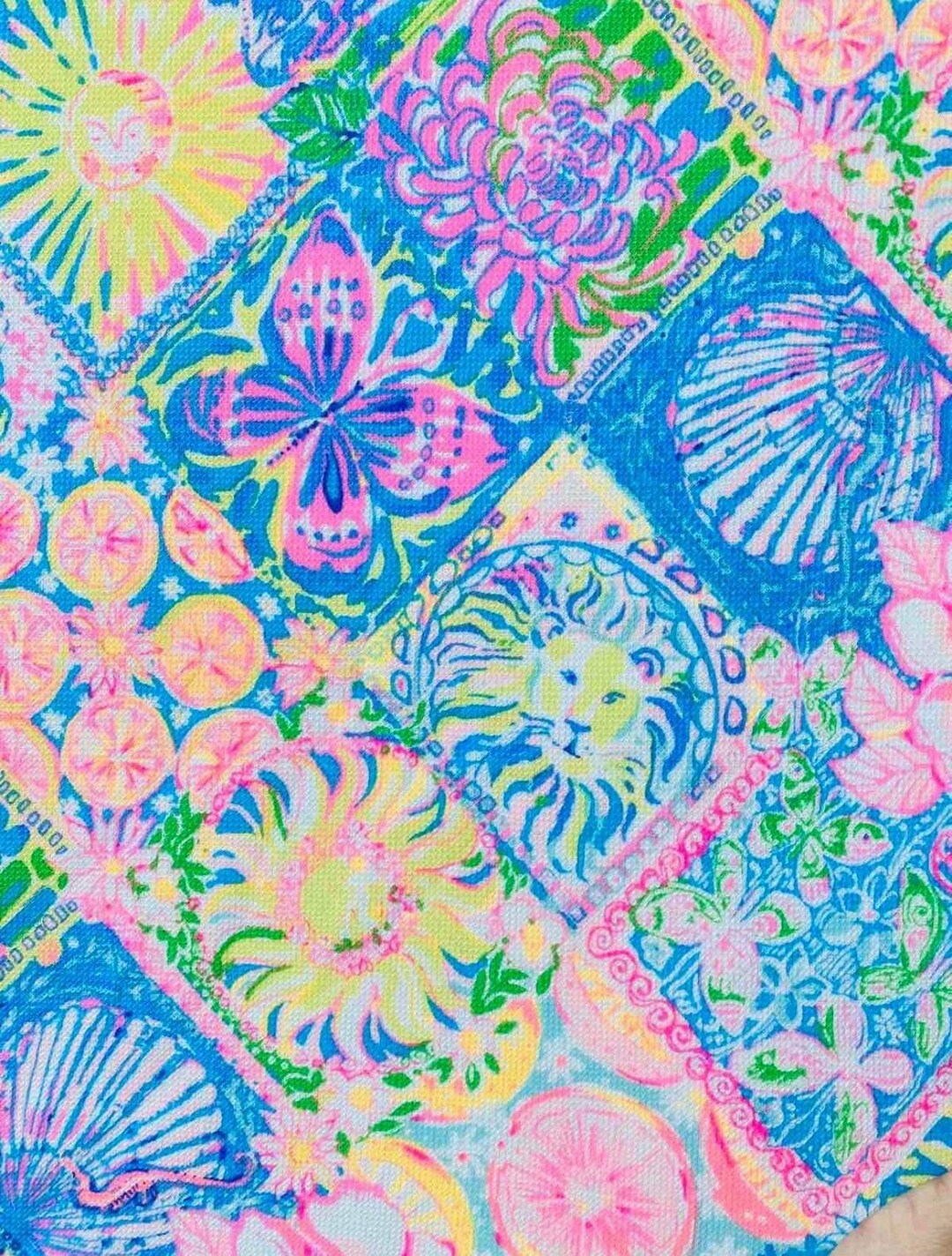 Fabric “ Summer Pat’s ” LP # 103 - Cotton Texture Knit - Etsy