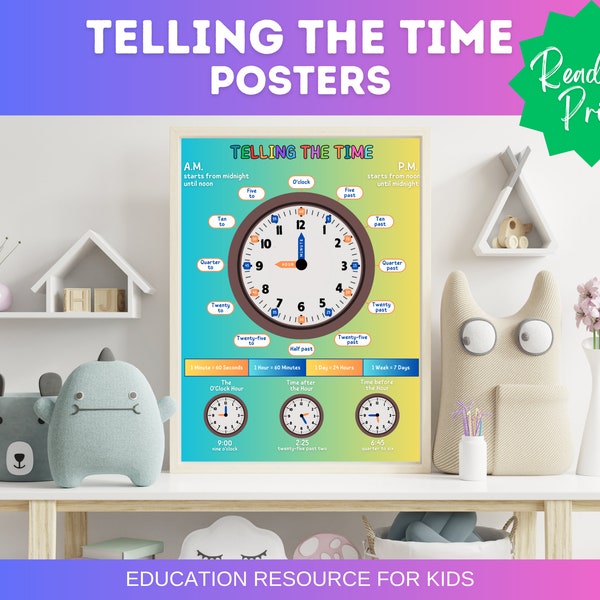 Telling the Time - Etsy