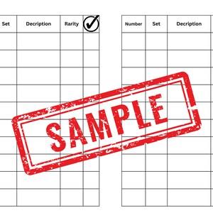 Collecting Lists, Blank Ready to Use, Ready to List Your Collections ...