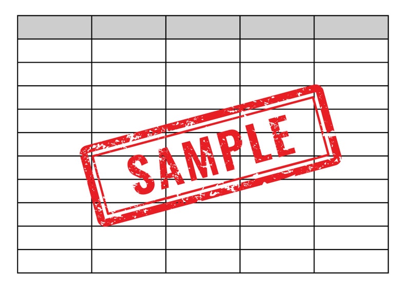 Collecting Lists, Blank Ready to Use, Ready to List Your Collections ...