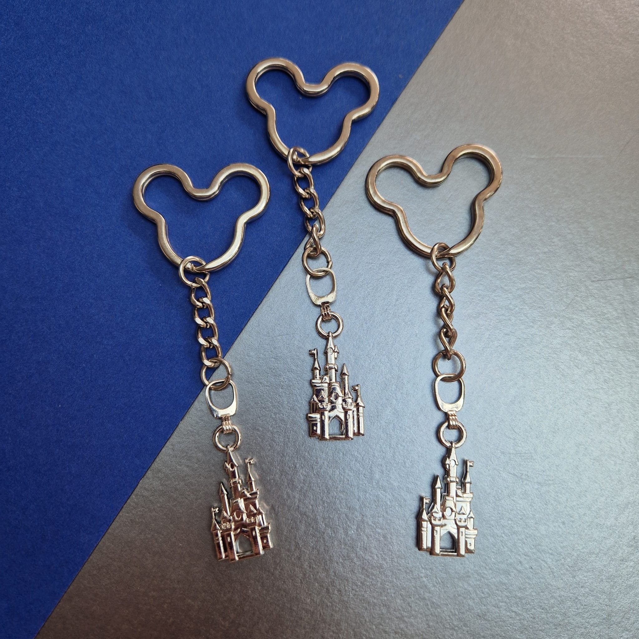Disney Castle Park Character Metal Keyring Keychain or Bag Charm ...