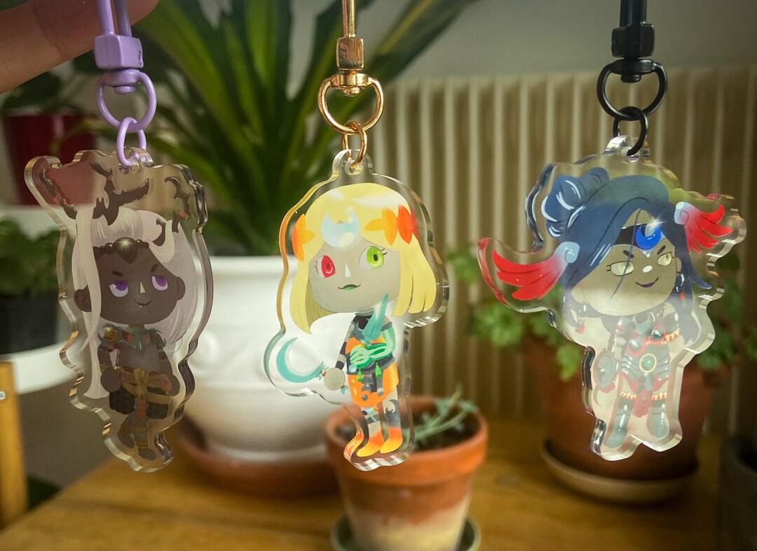 Keychain Hades II Melinoe Nemesis Moros Supergiant - Etsy