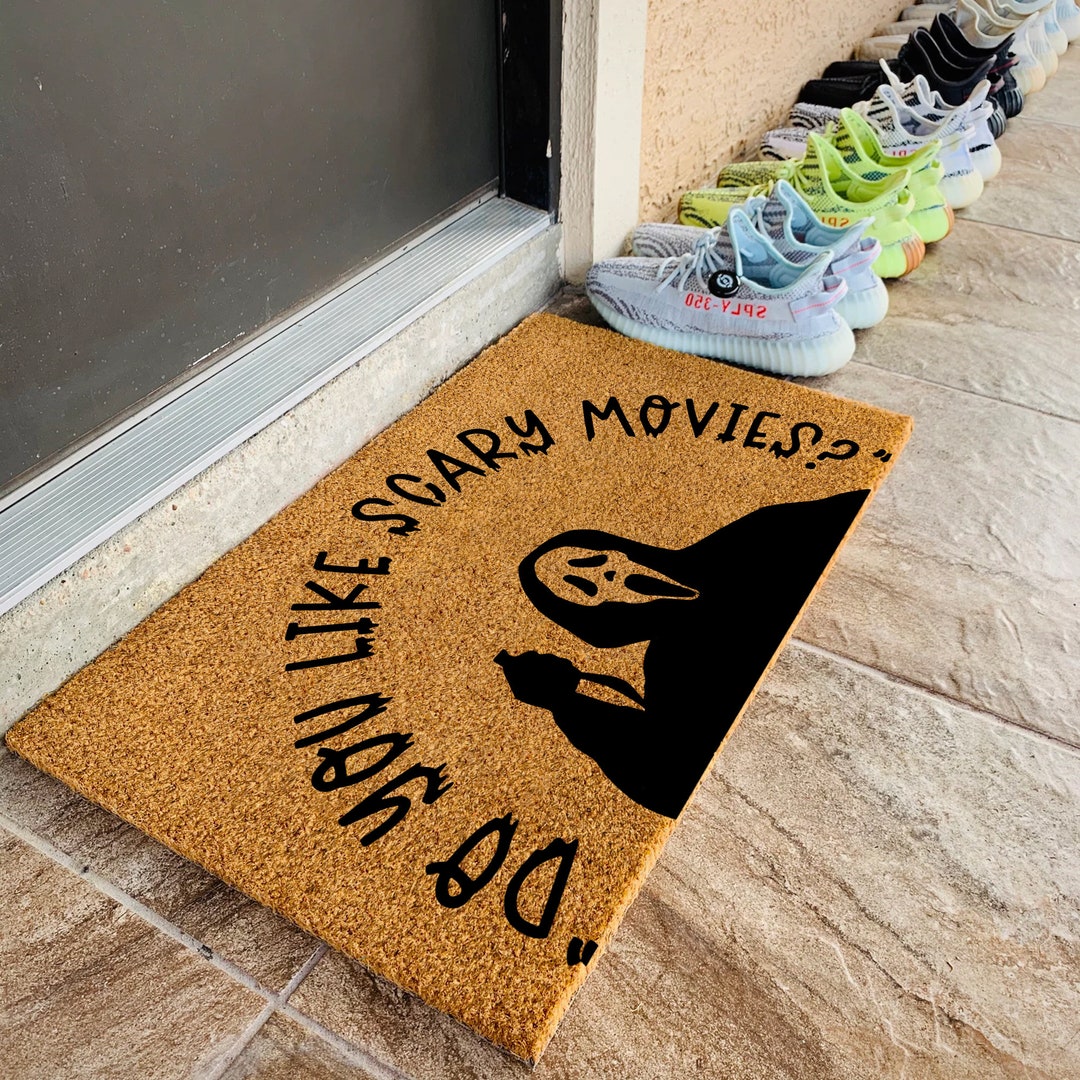 Do You Like Scary Moviesdoormat, Welcome Doormat, Made From Natural ...