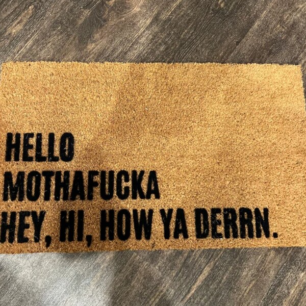 Hey There Door Mat - Etsy