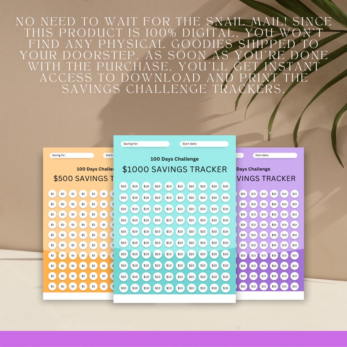 100 Days Saving Challenge, 100 Savings, 100 Saving Challenge, 100 Day ...