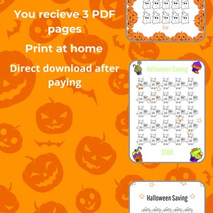 A4 Halloween Savings Challenge Printable Halloweensavings - Etsy