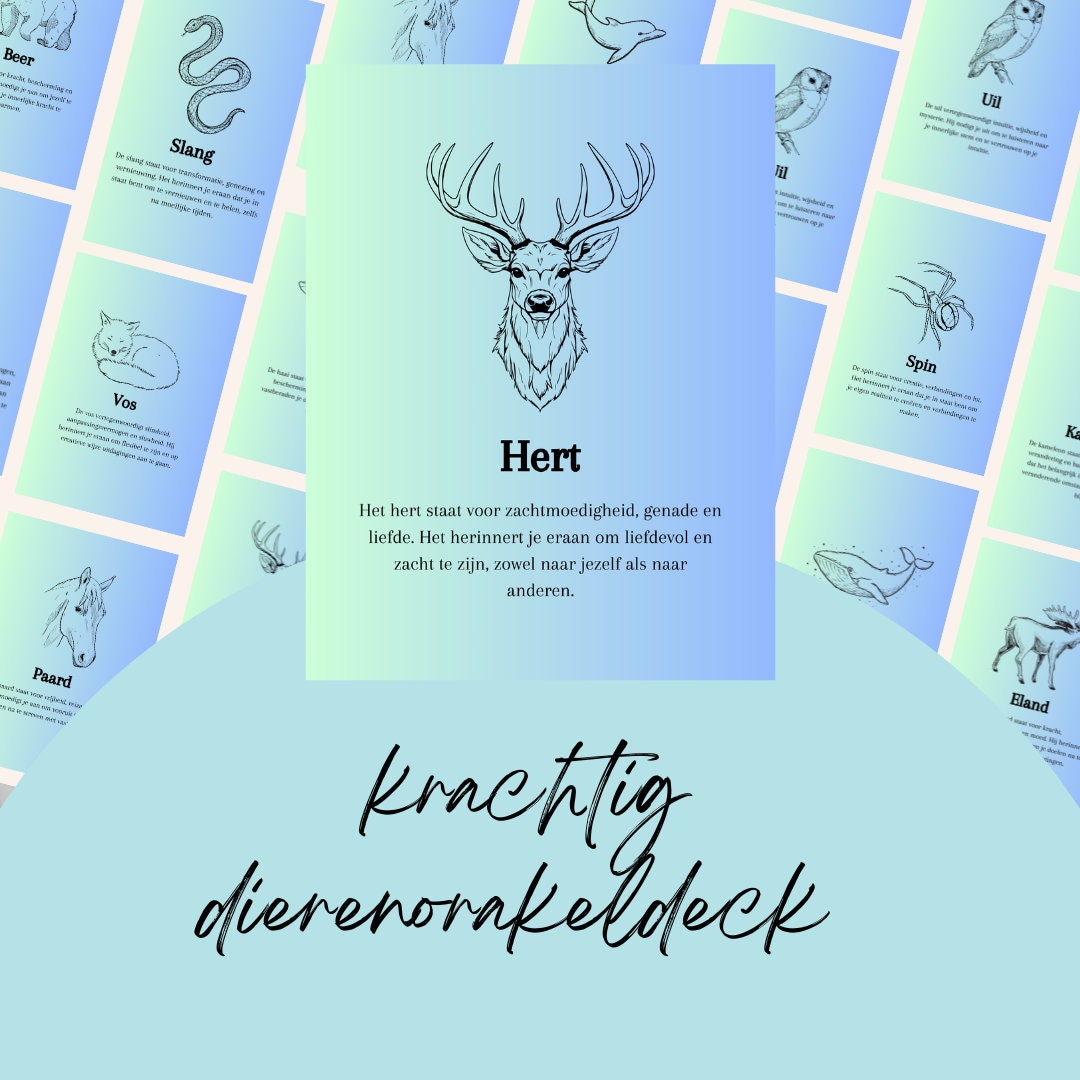 Power Animal Card Deck, Children's Card Deck, Oracle Deck, Pdf Download ...