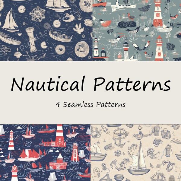 Nautical Patterns - Etsy