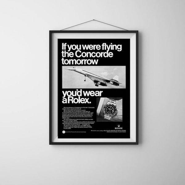 Concorde Poster - Etsy