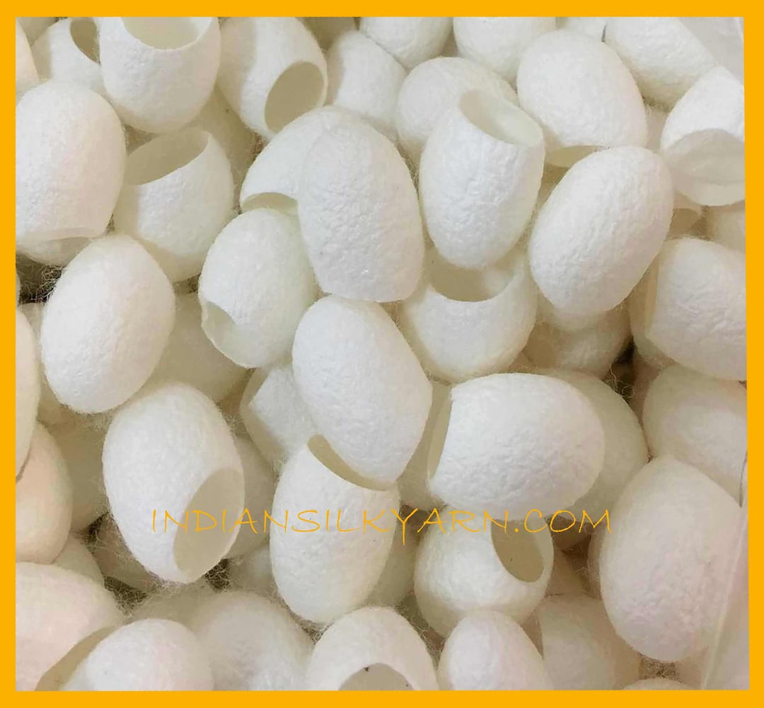 Natural Mulberry Silk Cocoons – Exfoliating, Crafting, Skincare ...