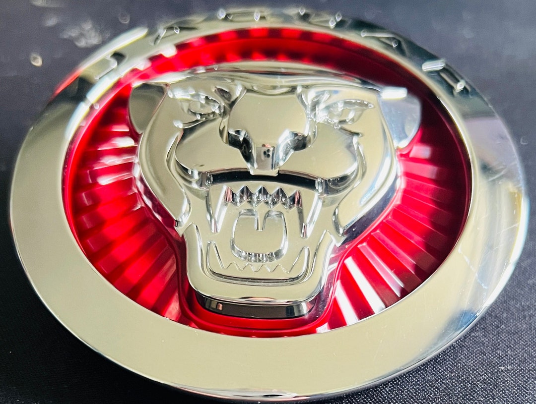 Jaguar Growler Badge Red OR Black Emblem 85mm C2P25690, C2D45429 ...